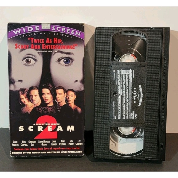 Portable Audio & Video | Vintage Scream 2 Vhs Tape Wide Screen ...